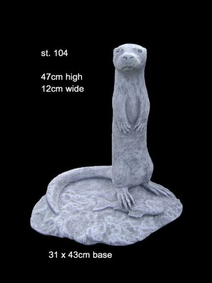 Concrete Otter Statue ST 104 - Ital Cement